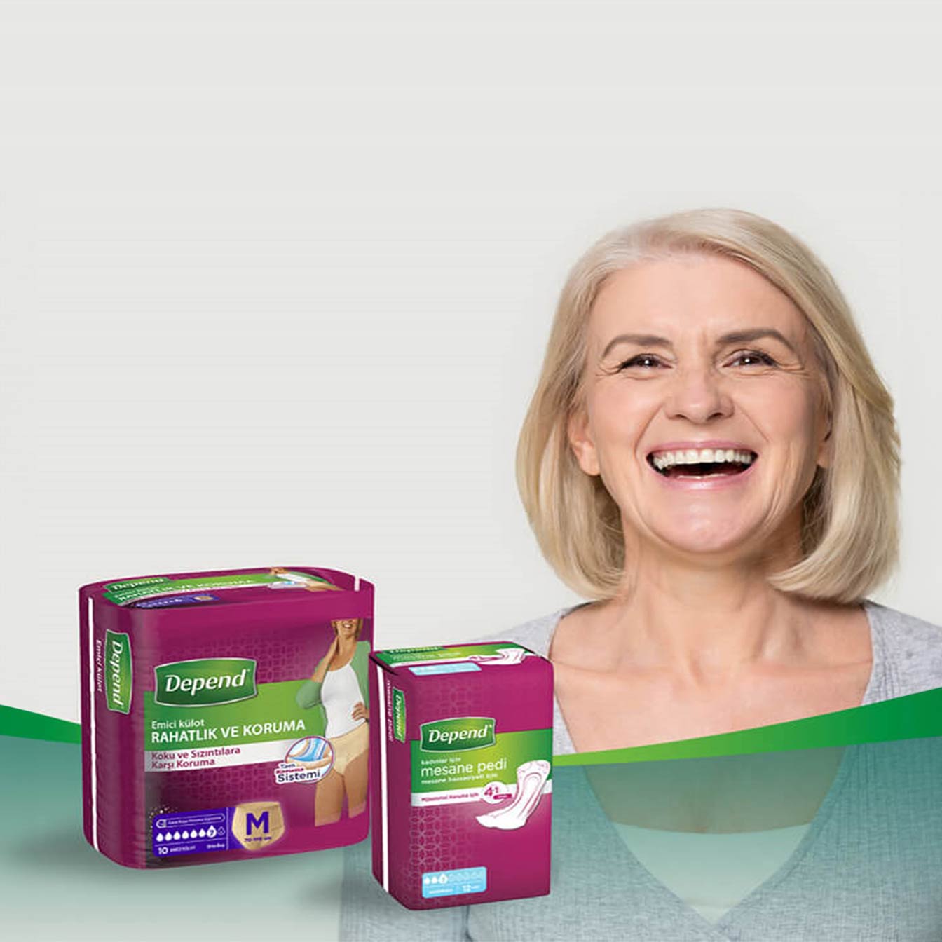 Kadınlar için İdrar Kaçırma Ürünleri | Depend® TR
